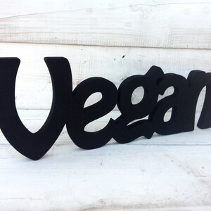 Vegan - Vegan Sign - Vegan Kitchen Sign - Wood Sign Vegan - Kitchen ...