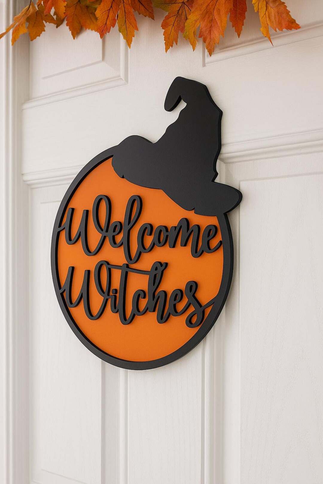Welcome Witches Halloween Door Sign: Funny Spooky Porch Decor - Etsy