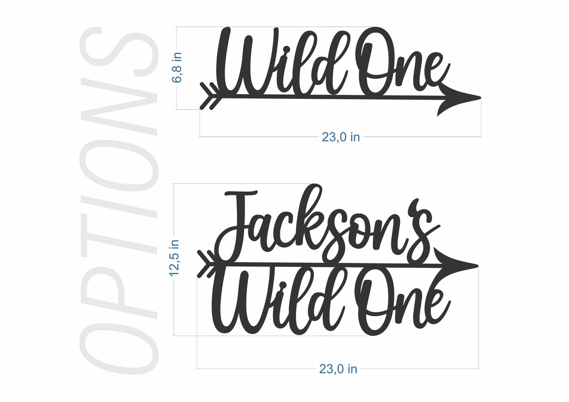 Wild One Sign First Birthday WILD One Party Safari First - Etsy
