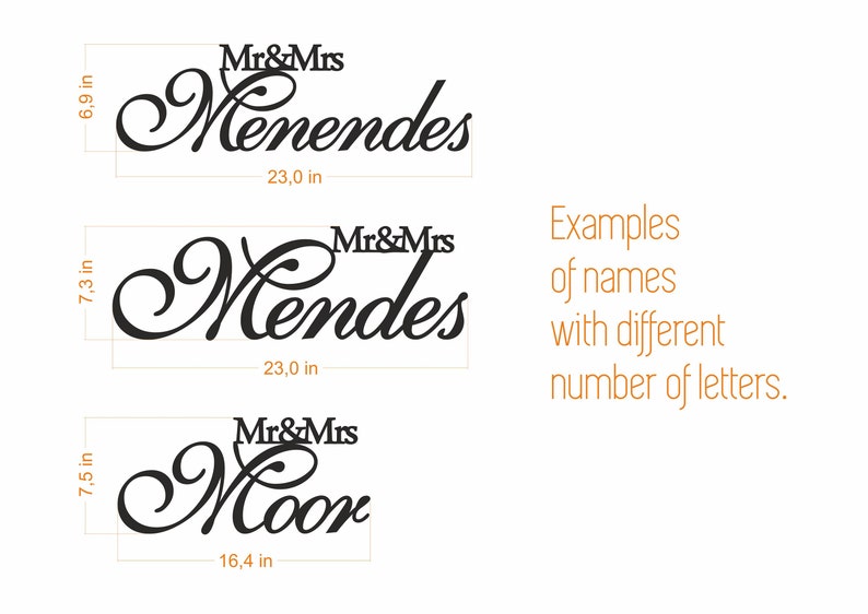 Mr & Mrs Sign Custom Wedding Name Sign Sweetheart Table - Etsy