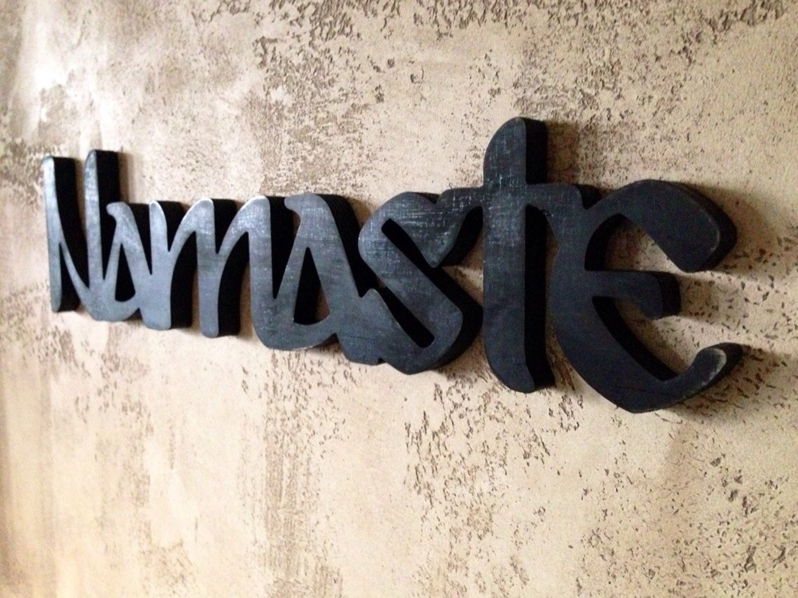 Yoga Yoga Sign Namaste Black Sign Namaste Yoga Home Decor - Etsy