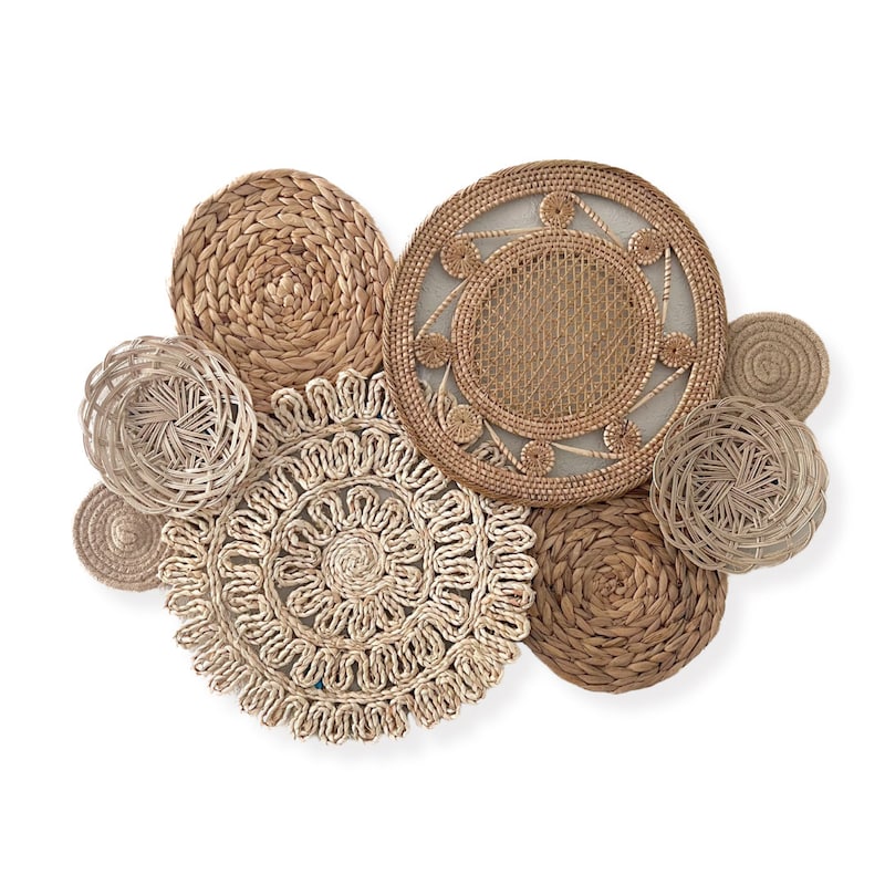 Rattan Wall Art - Etsy