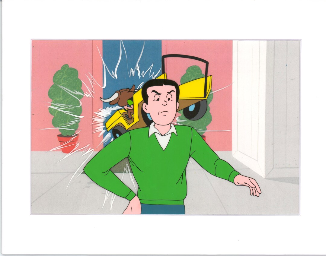 Archie Production Animation Art Cel Setup From Filmation 1968-1969 ...