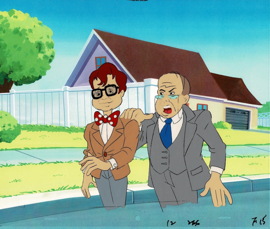 Gravedale High Production Animation Cel and Drawing Anime Hanna Barbera ...