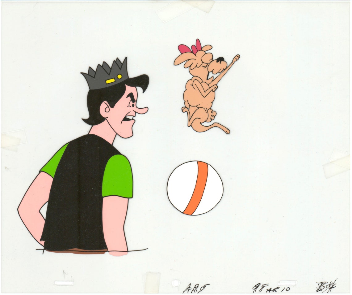 Archie Production Animation Art Cel Setup From Filmation 1968-1969 ...