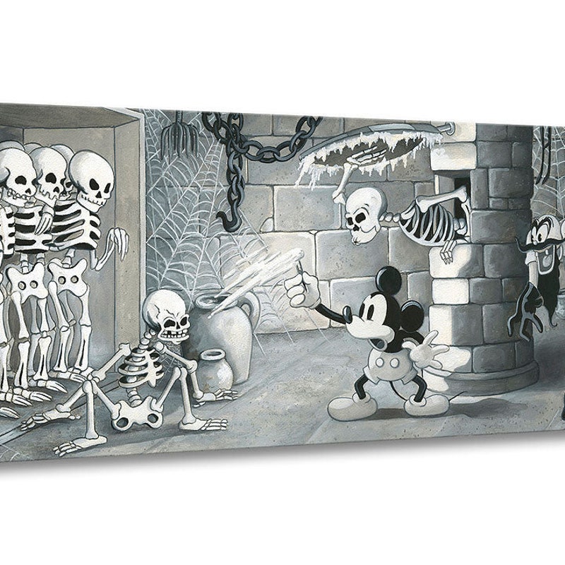 Mickey Mouse Skeleton - Etsy