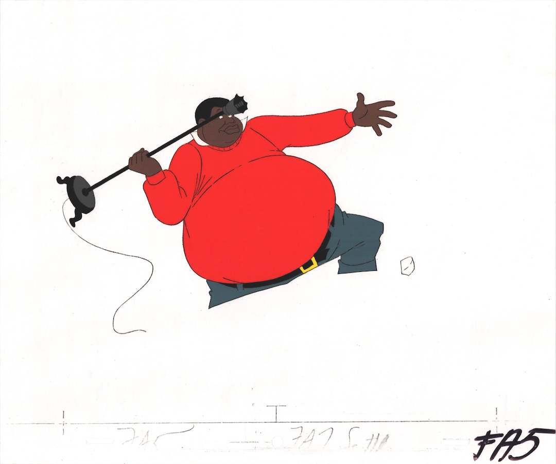 FAT ALBERT & the Gang Production Animation Cel N Drawing Filmation 1972 ...