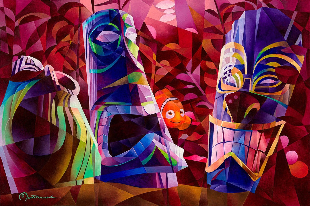 Finding Nemo Walt Disney Fine Art Tom Matousek Signed Limited Edition ...