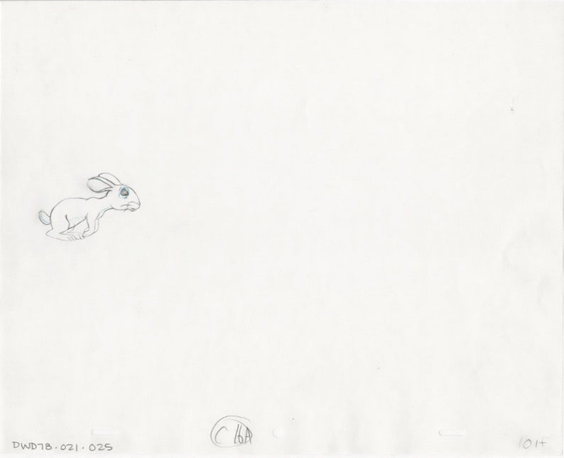 Watership Down 1978 Production Animation Cel Drawing With - Etsy
