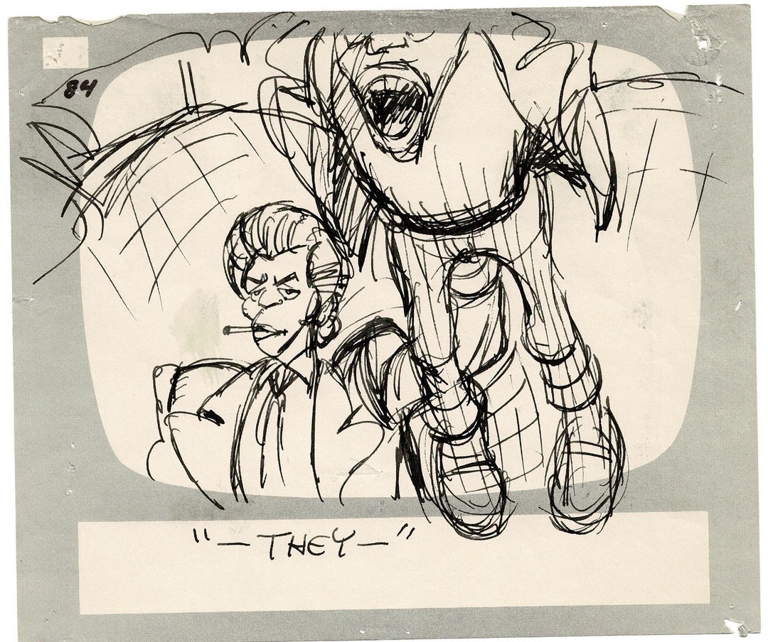 Hey Good Lookin Ralph Bakshi 1973-82 Animation Hand-drawn Storyboard 84 ...