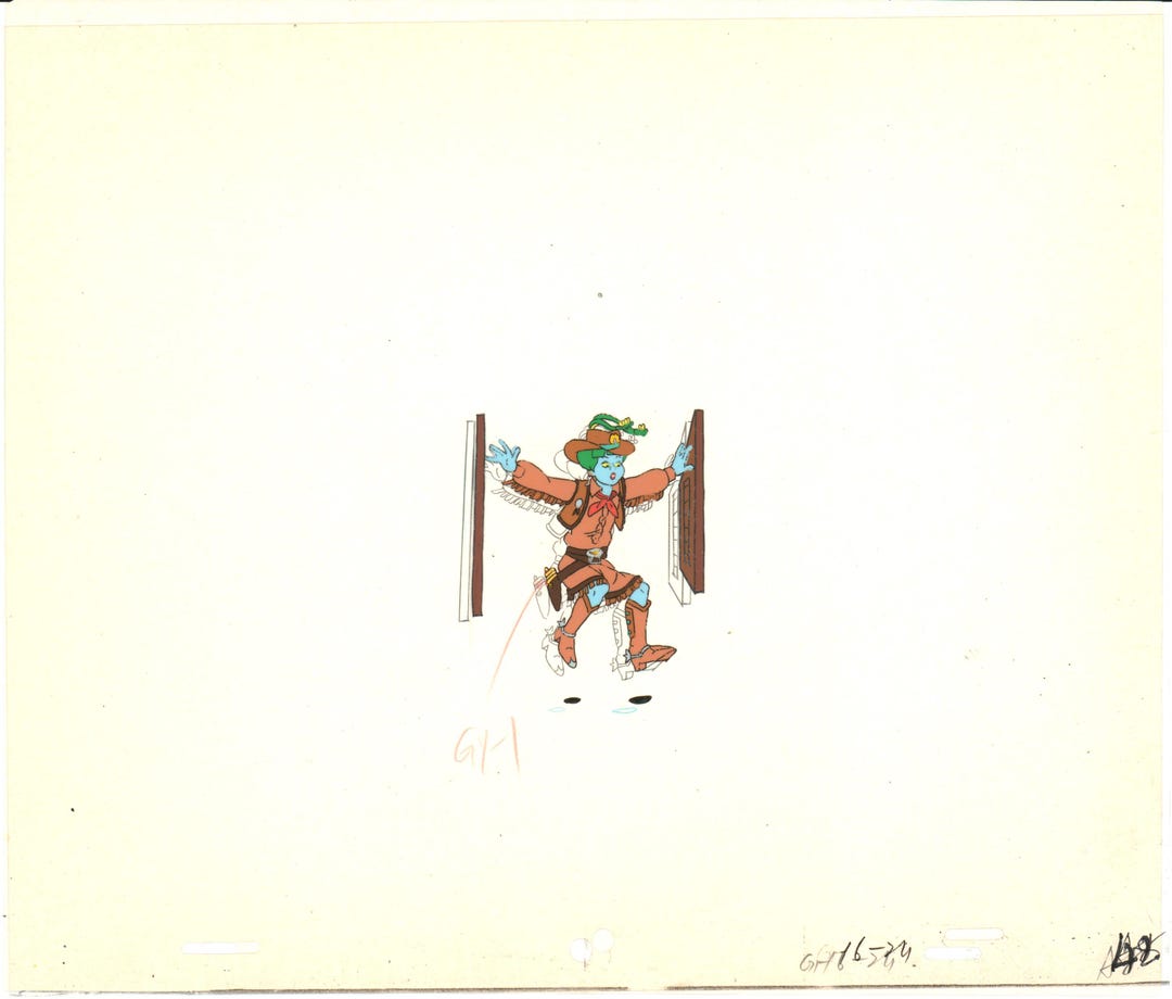 Gravedale High Production Animation Cel and Drawing Anime Hanna Barbera ...