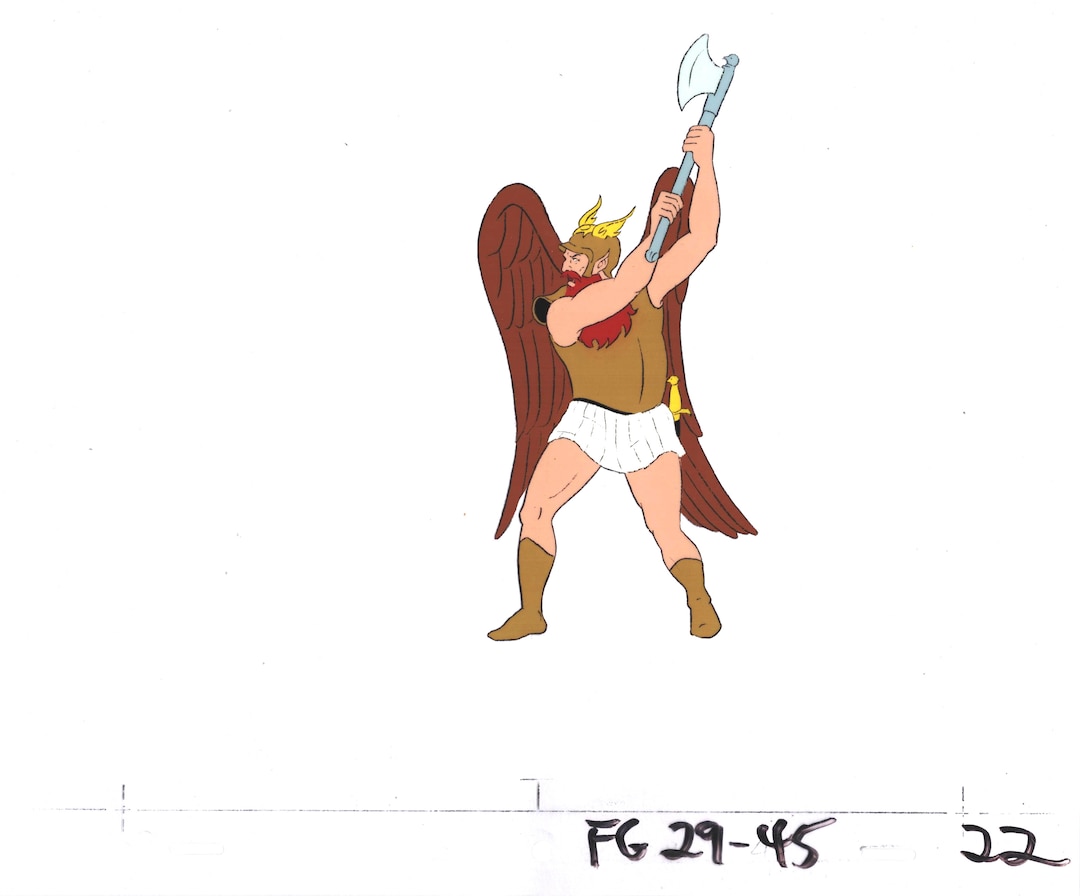 Flash Gordon Prince Vultan Filmation Production Animation Art Cel 22 - Etsy