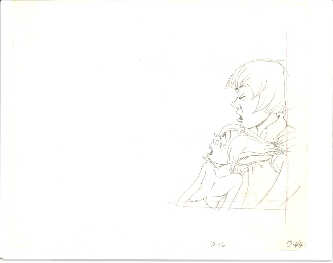 FAERIES Brian Froud 1981 Original Production Animation Cel Drawing B739 ...