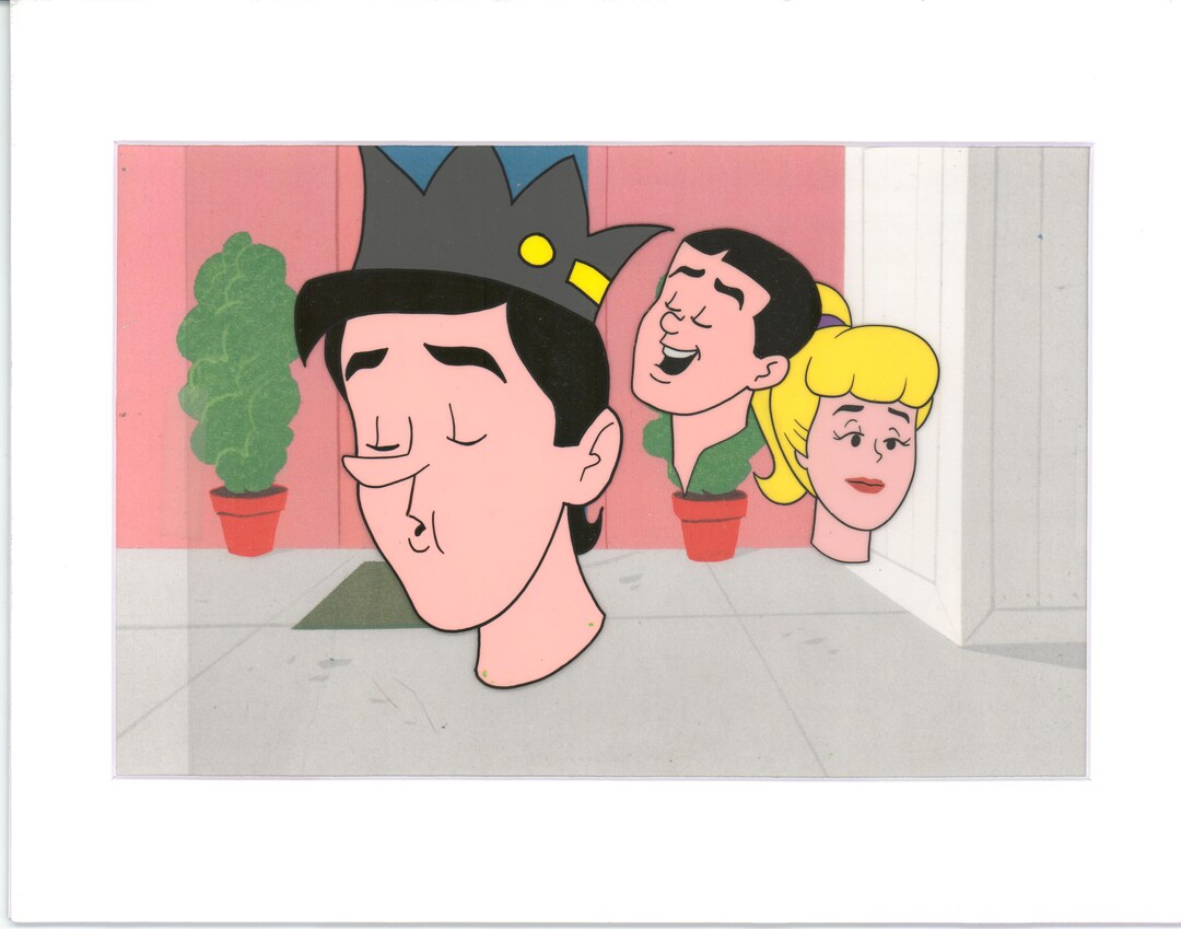 Archie Production Animation Art Cel Setup From Filmation 1968-1969 ...