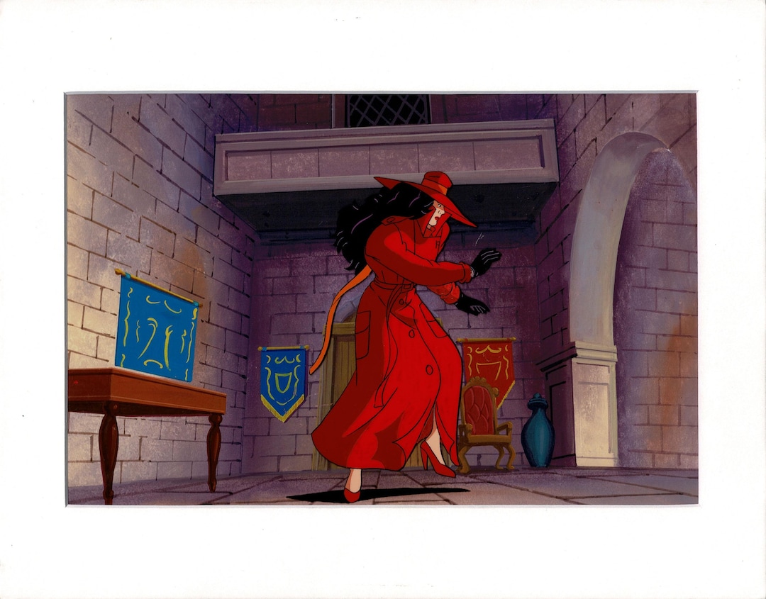 Carmen Sandiego DIC Original Production Animation Cel, Painted ...