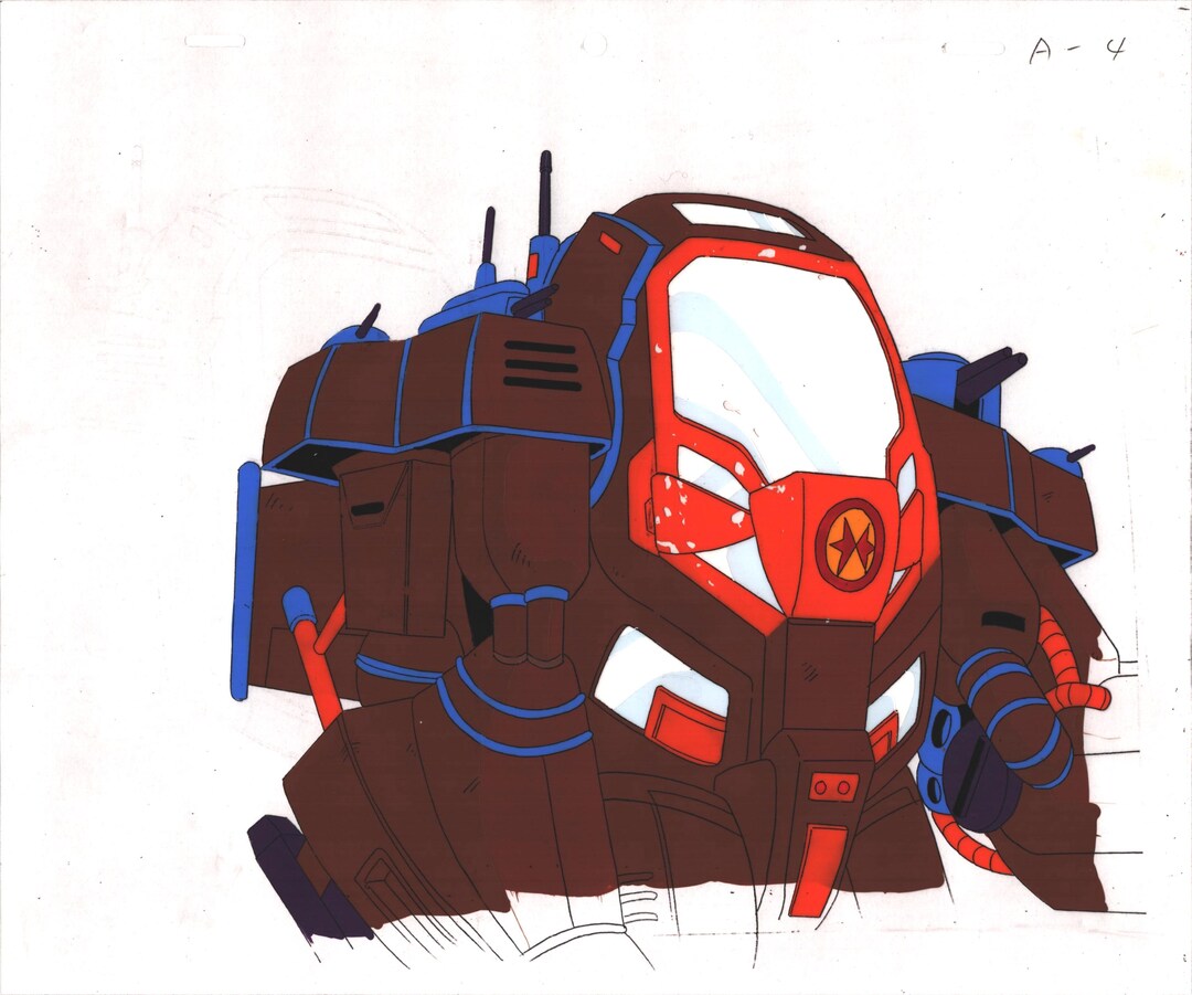 2 LOT EXOSQUAD Original Production Animation Cels Universal 1993-1994 4 ...