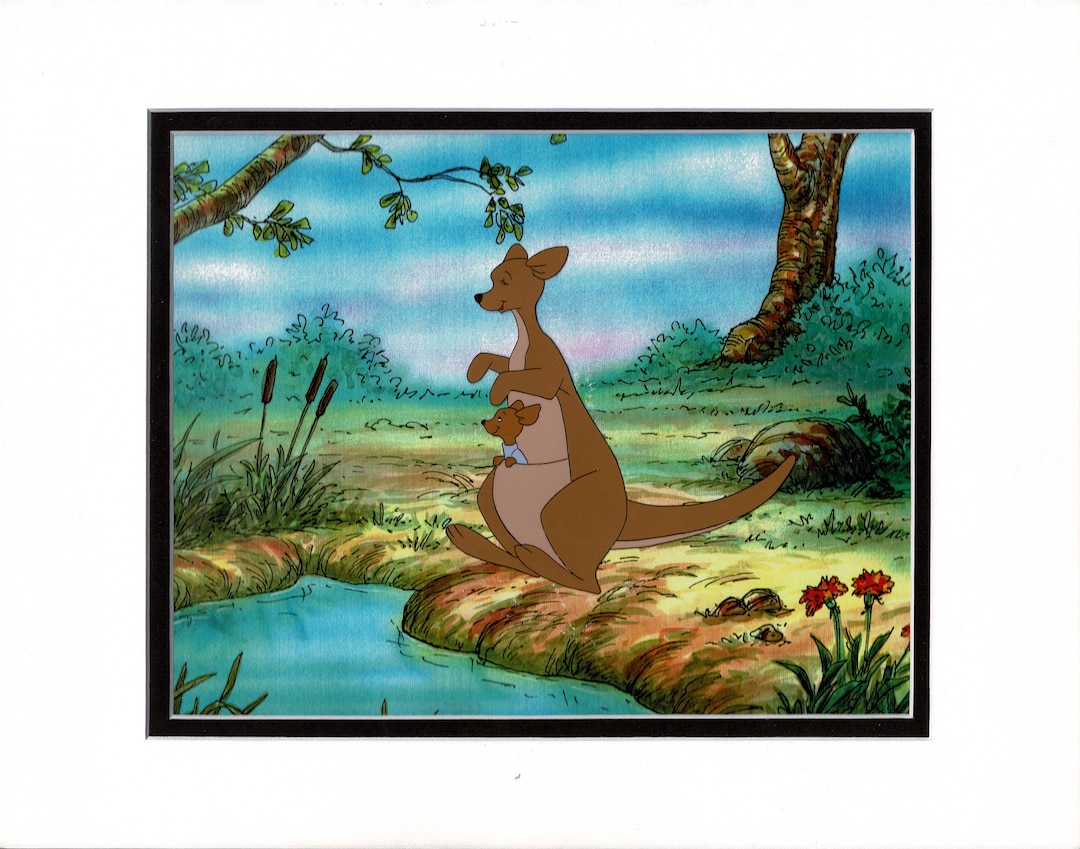 Winnie The Pooh Kanga Roo Original Animation Cel From Disney Etsy Sexiezpix Web Porn