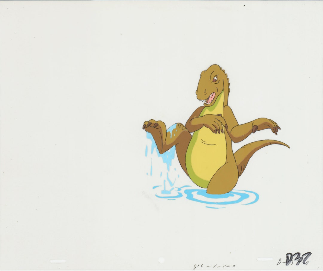 Dink the Little Dinosaur Cartoon Production Animation Cel From Ruby ...