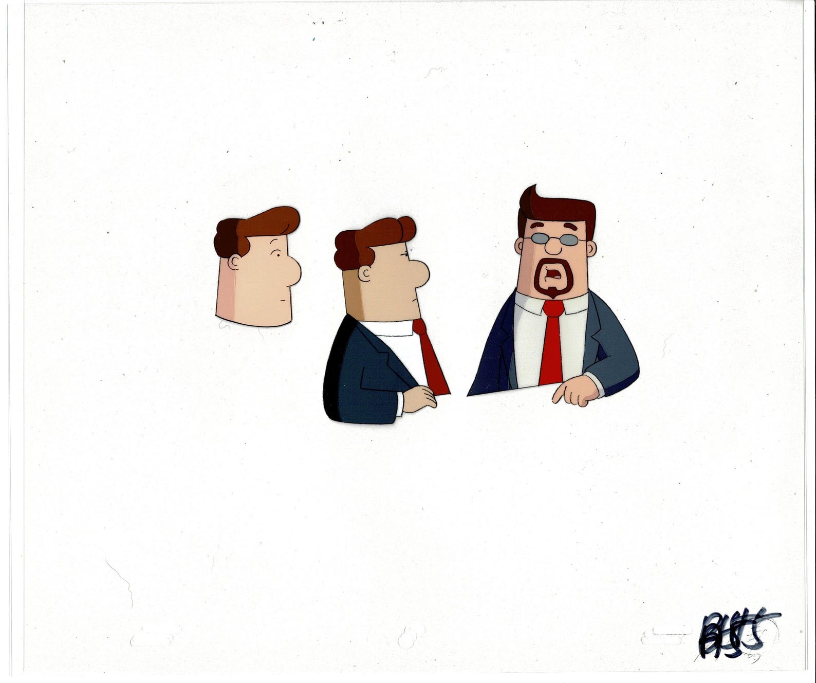 Dilbert Original Production Animation Cel and Drawing Scott Adams 1999 ...