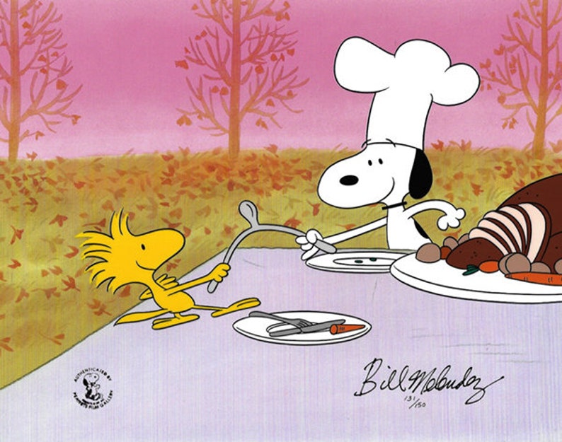 PEANUTS Thanksgiving Wishbone Wishes Snoopy Limited Edition of 150 ...