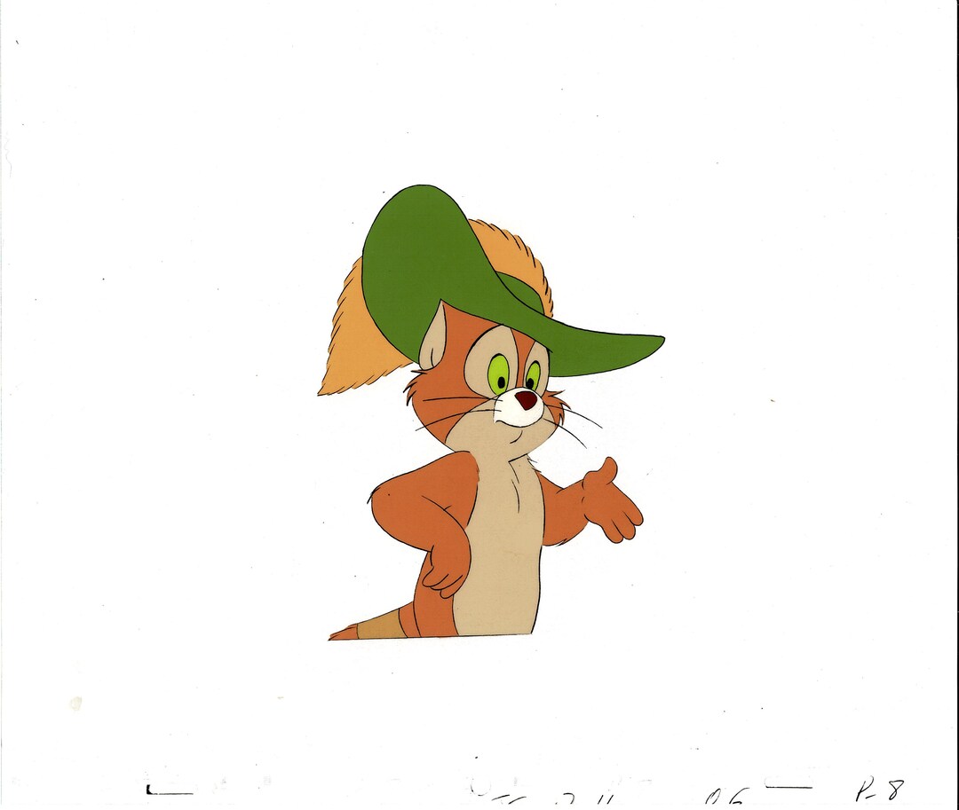 Cap'n O G Readmore Lickety Page Animation Cel and Drawing From Reinert ...
