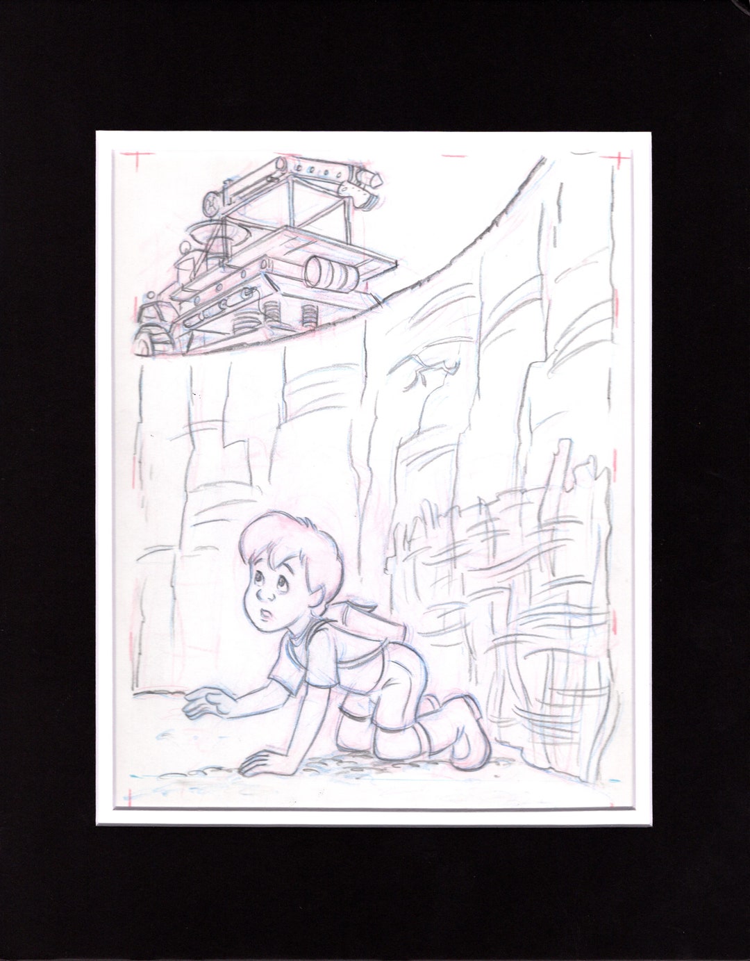 Walt Disney Rescuers Down Under Book Page Illustration Drawing From ...