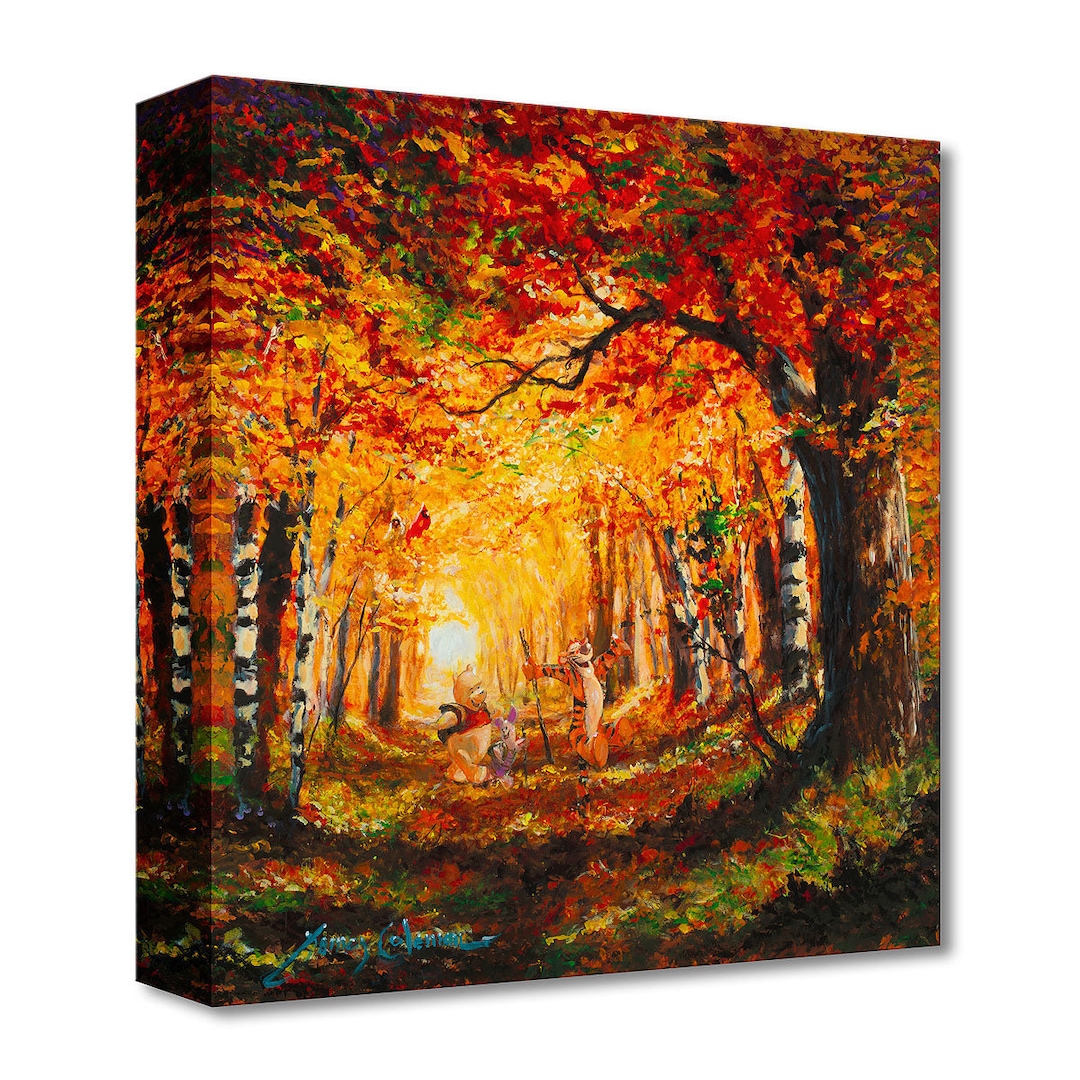 Winnie the Pooh and Tigger Walt Disney Fine Art James Coleman Ltd Ed of ...