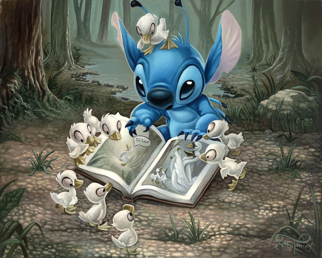 Lilo and Stitch Walt Disney Fine Art Jared Franco Signed Limited ...