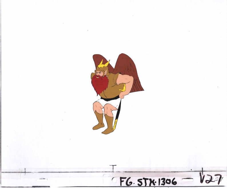 Flash Gordon Prince Vultan Filmation Production Animation Art Cel V27a ...