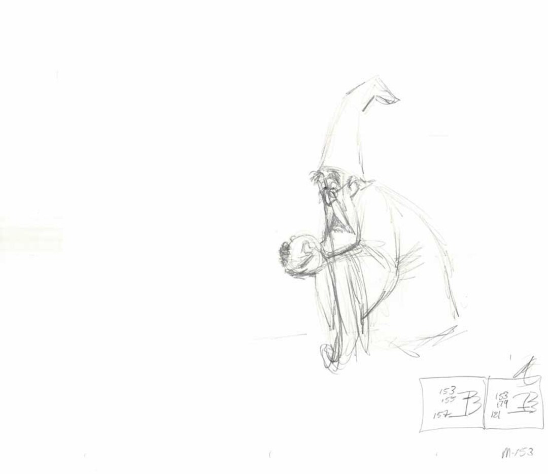Merlin the Magician of Sword and the Stone Epcot Production Animation ...
