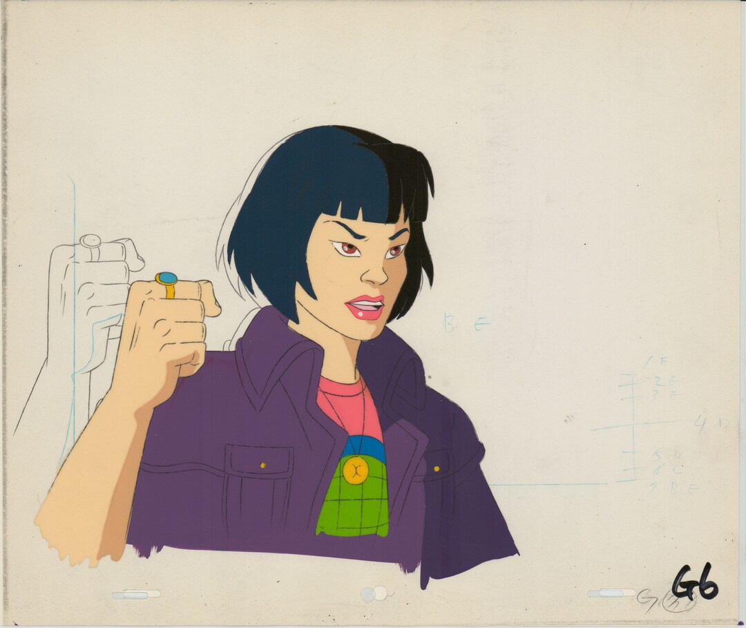 Captain Planet Planeteers Animation Cel N Stuck Draw Hanna Barbera 1990 ...