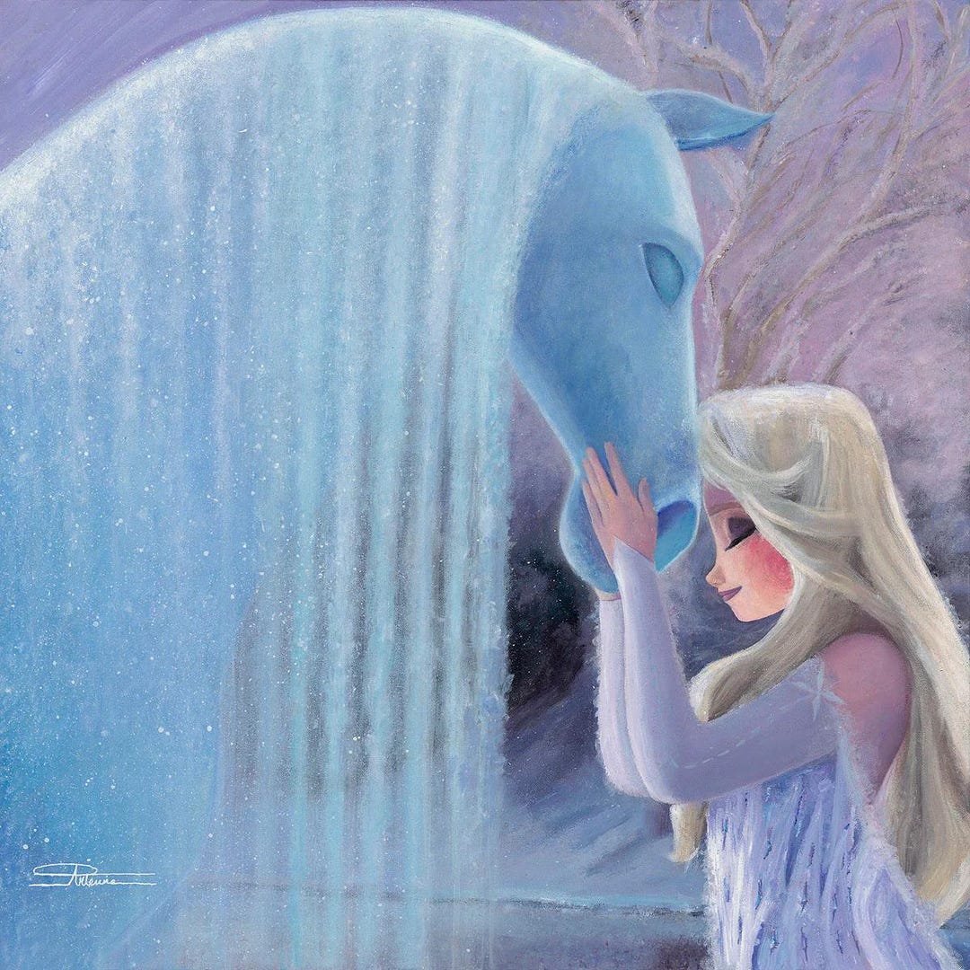 Frozen Elsa Walt Disney Fine Art Arienne Boley Signed Ltd Ed of 195 ...