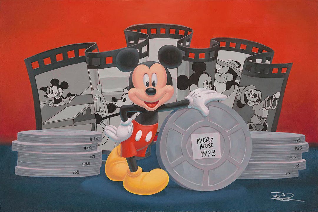 Mickey Mouse Disney Fine Art Ben Olson Signed Limited Edition of 25 ...