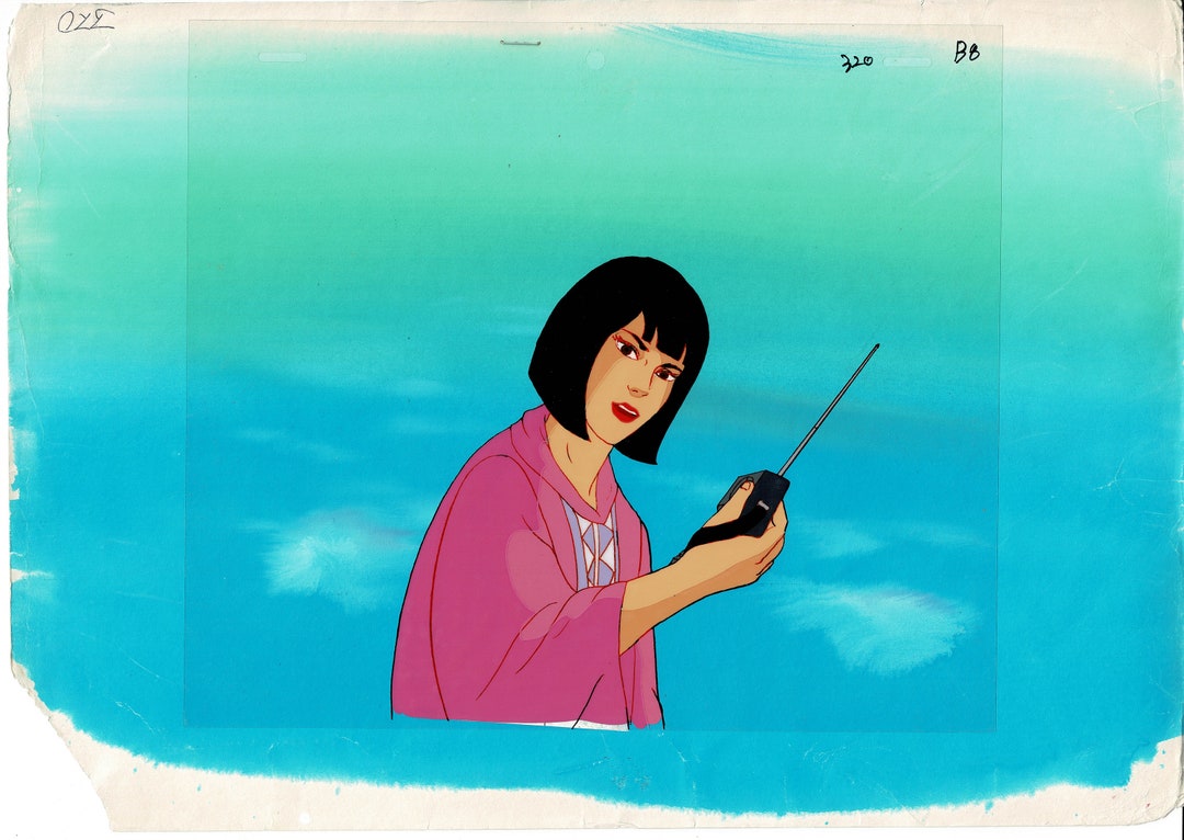 Rambo Original Production Animation Cel N Background OBG Ruby Spears ...