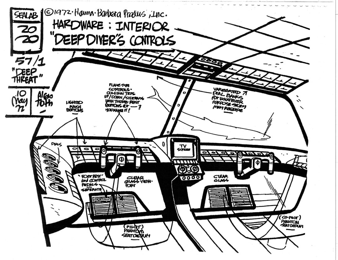 Alex Toth Sealab 2020 Model Sheet Copy Lot of 39 Pages of the Cartoon ...