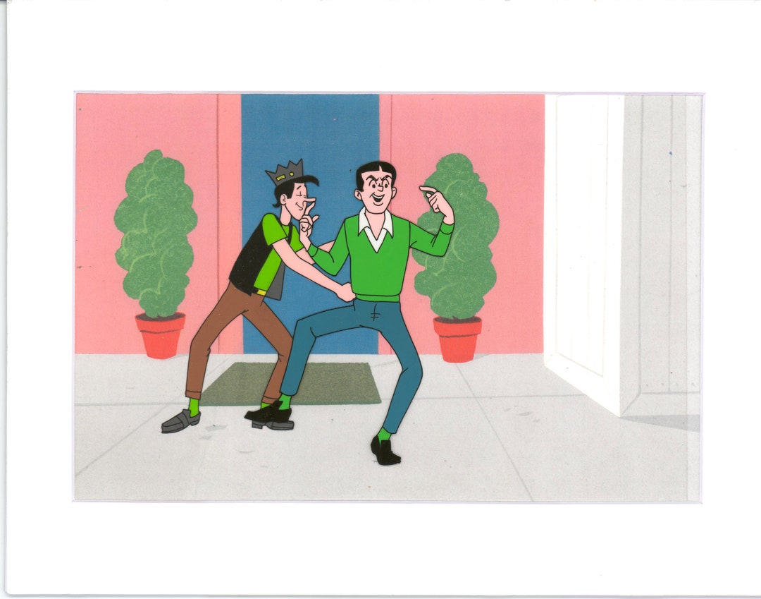 Archie Production Animation Art Cel Setup From Filmation 1968-1969 ...