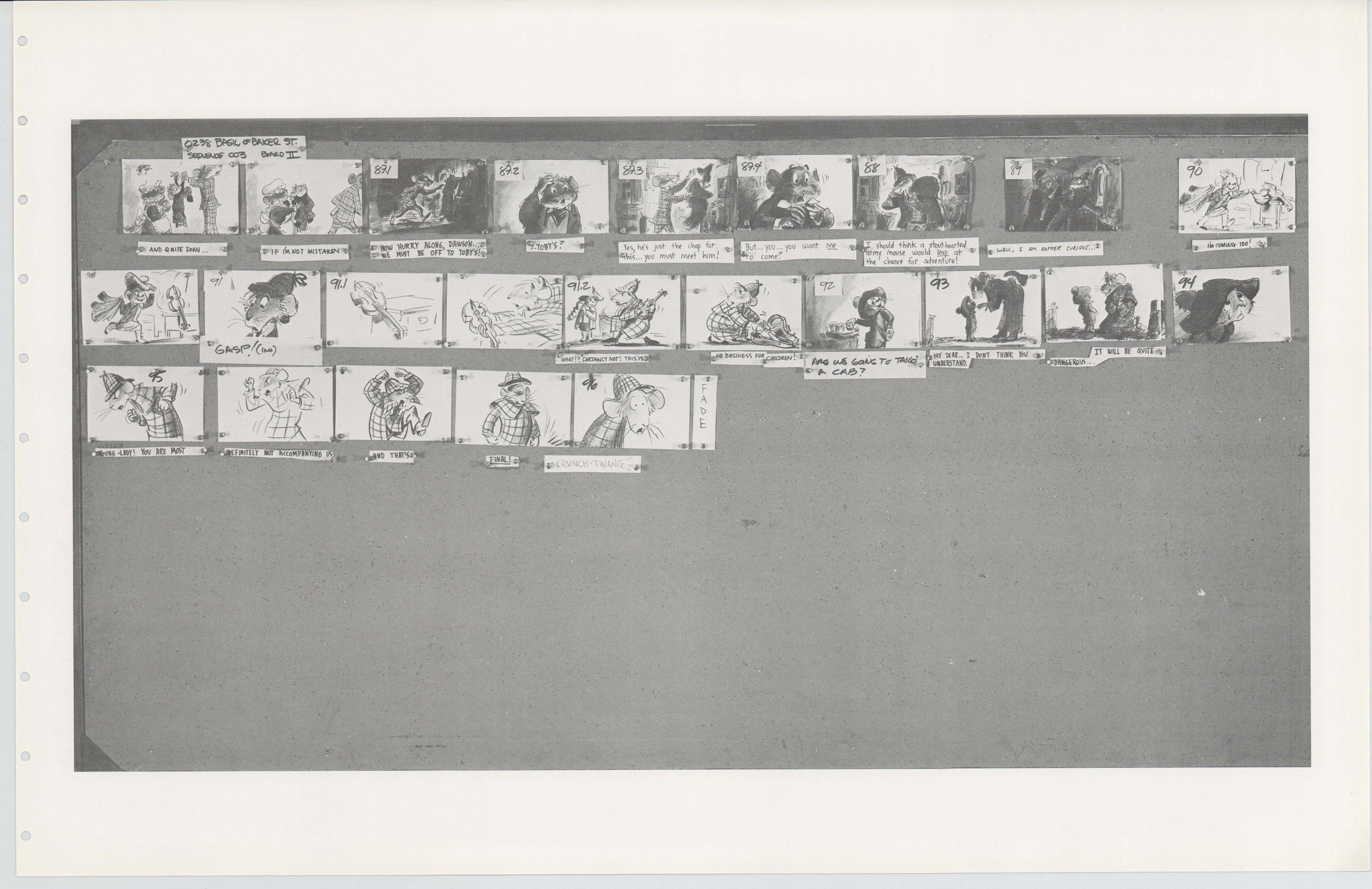 Animation Storyboard Disney