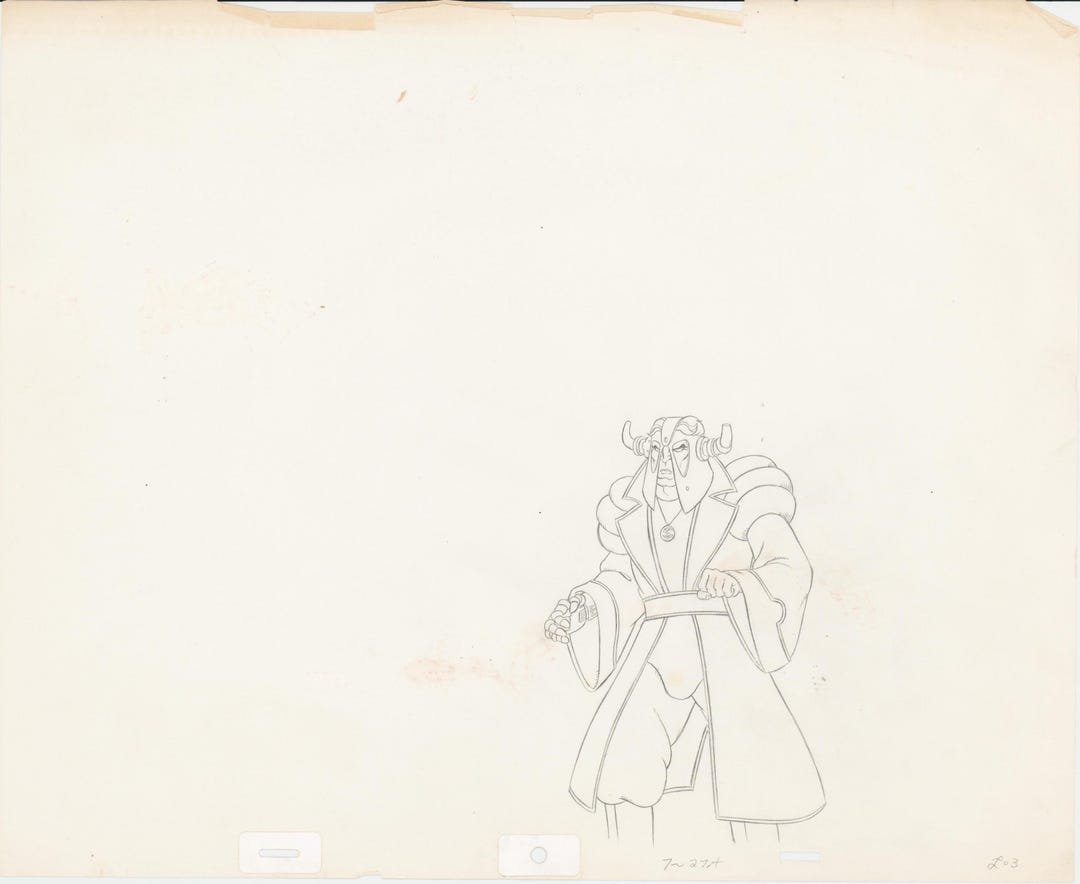 Heavy Metal Taarna Barbarian Vintage Original Production Hand-drawn ...