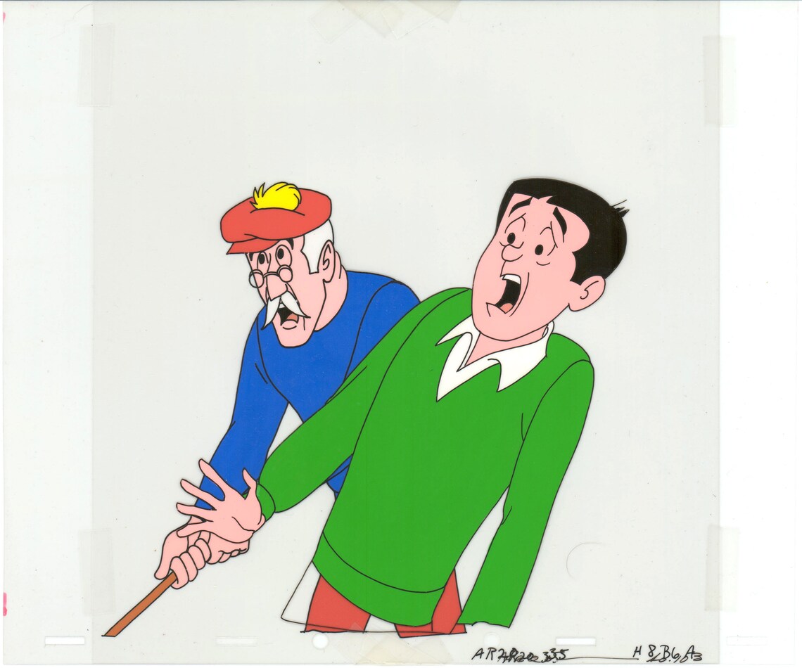 Archie Production Animation Art Cel Setup From Filmation 1968-1969 ...