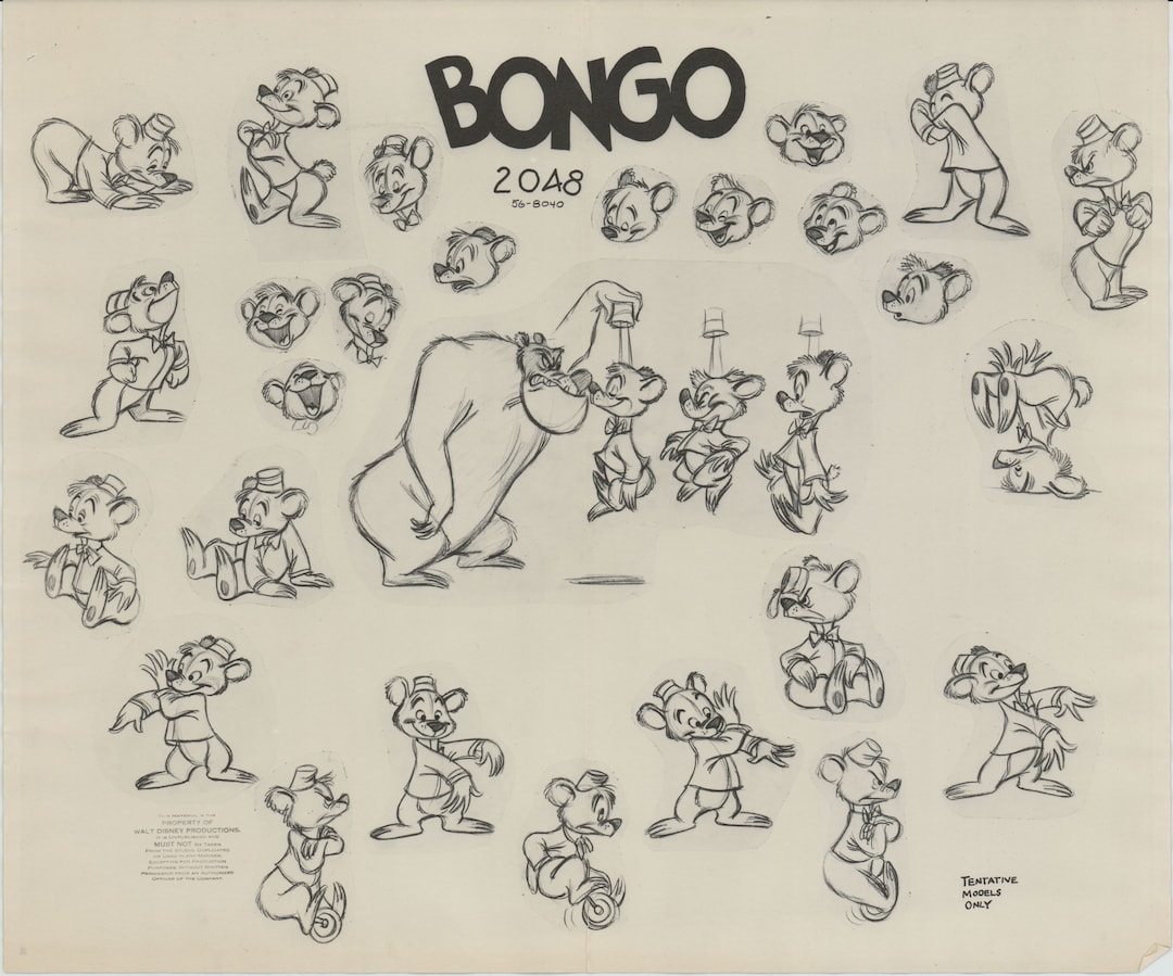 Bongo the Bear From Fun and Fancy Free by Walt Disney Productions and ...