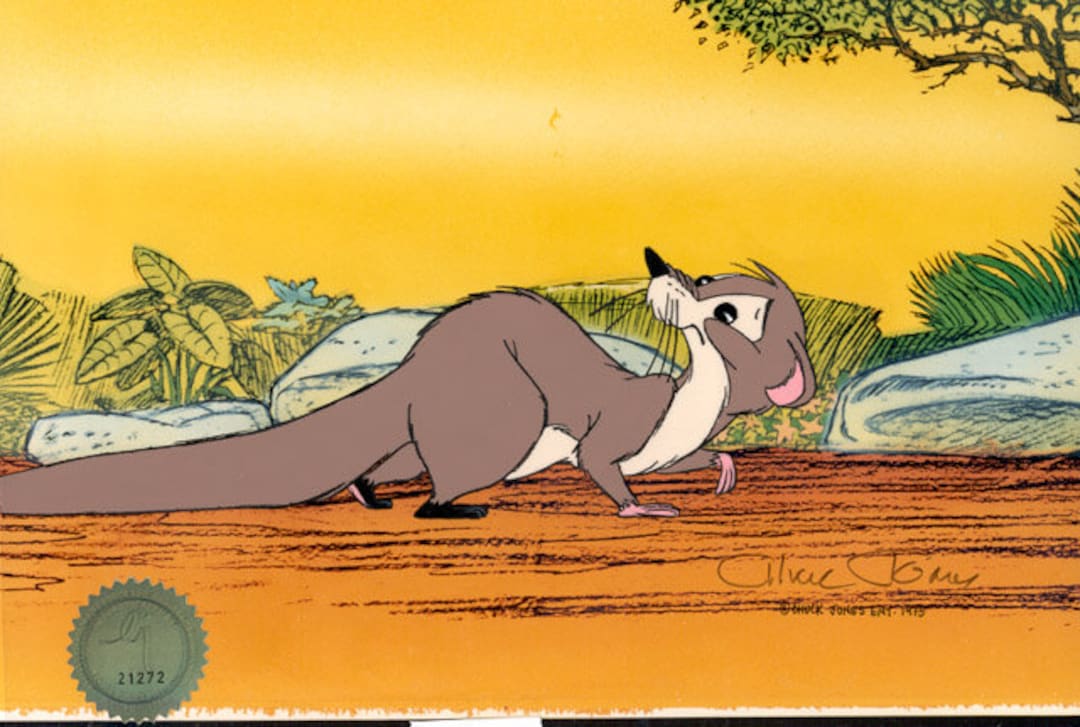 Rikki Tikki Tavi Original Production Cel Signed by Chuck Jones From ...
