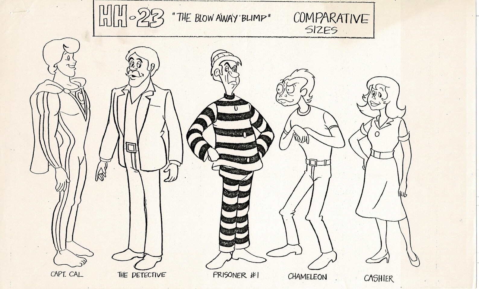 Hero High and More Production Model Sheet Copy Lot 40 Pgs 1982 Cartoon ...