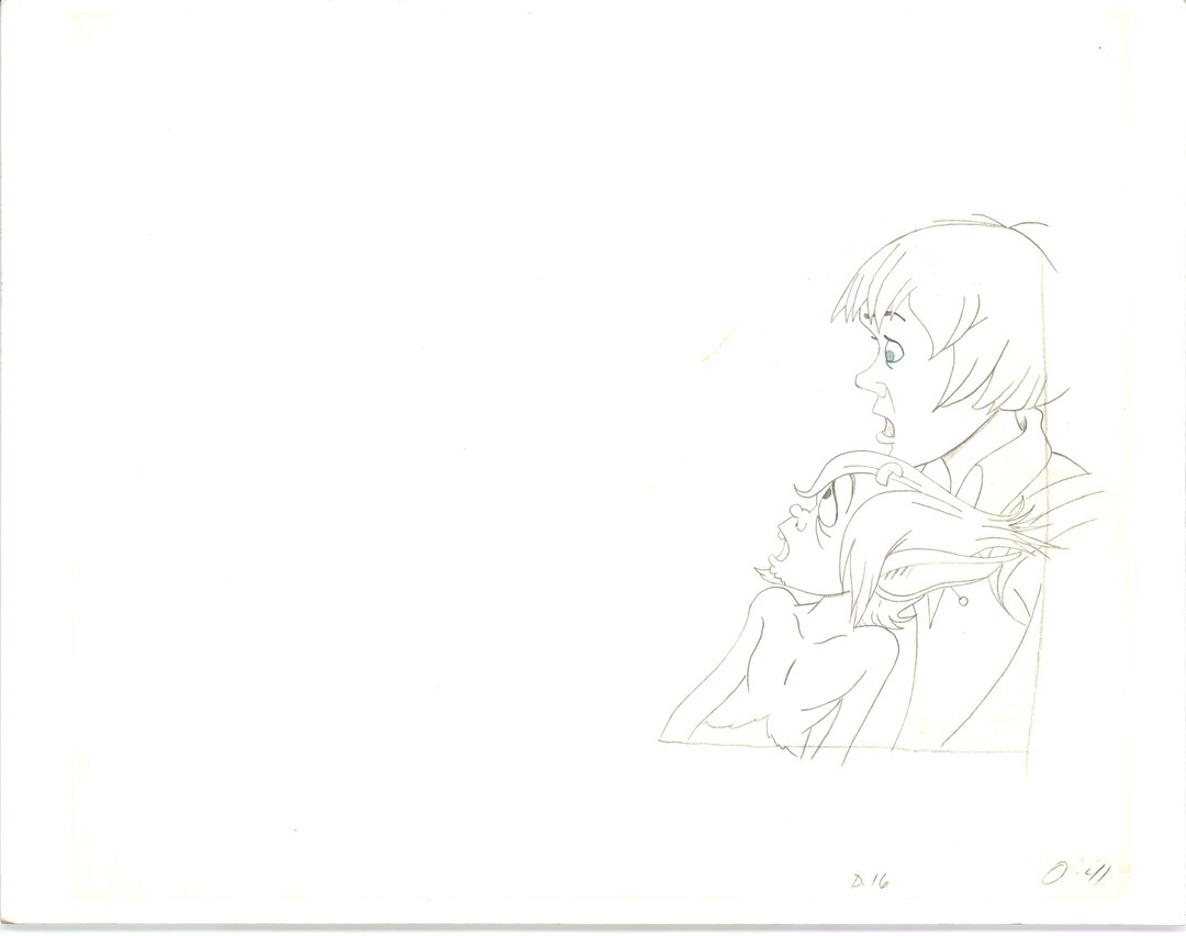 FAERIES Brian Froud 1981 Original Production Animation Cel Drawing B737 ...