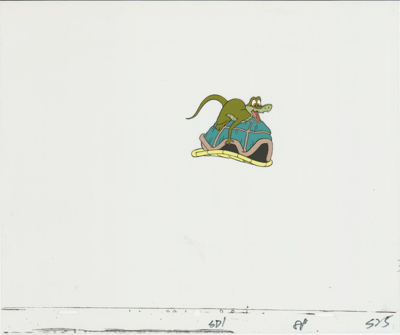 Dink the Little Dinosaur Cartoon Production Animation Cel From Ruby ...