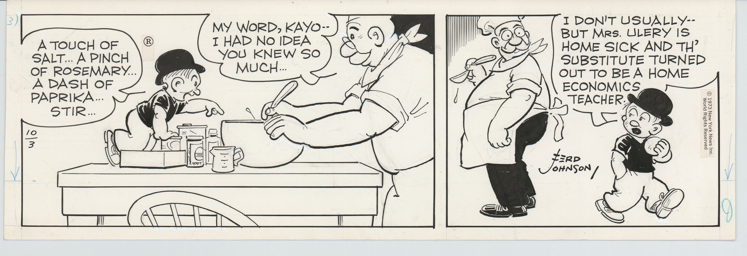 Olive Oil Popeyes Sick