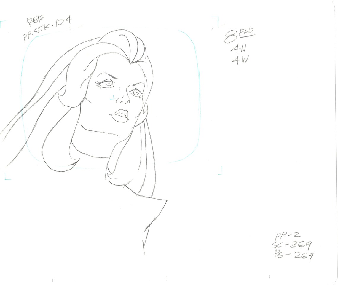 She-ra Princess of Power Animation Production Cel Drawing - Etsy