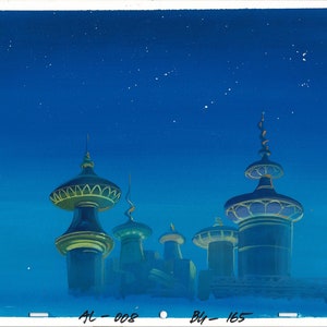 Walt Disney Aladdin Television Production Animation City Background ...