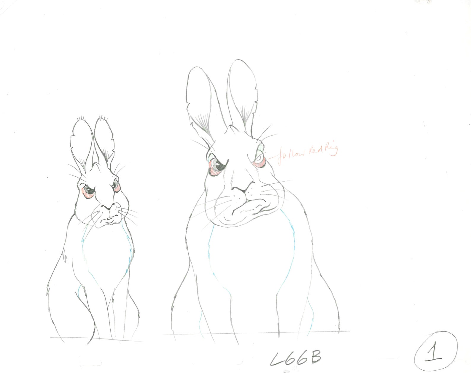 Watership Down 1978 Production Animation Cel Drawing With - Etsy