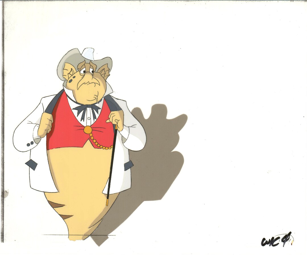 Fish Police Original Production Animation Cel and Drawing From Hanna ...