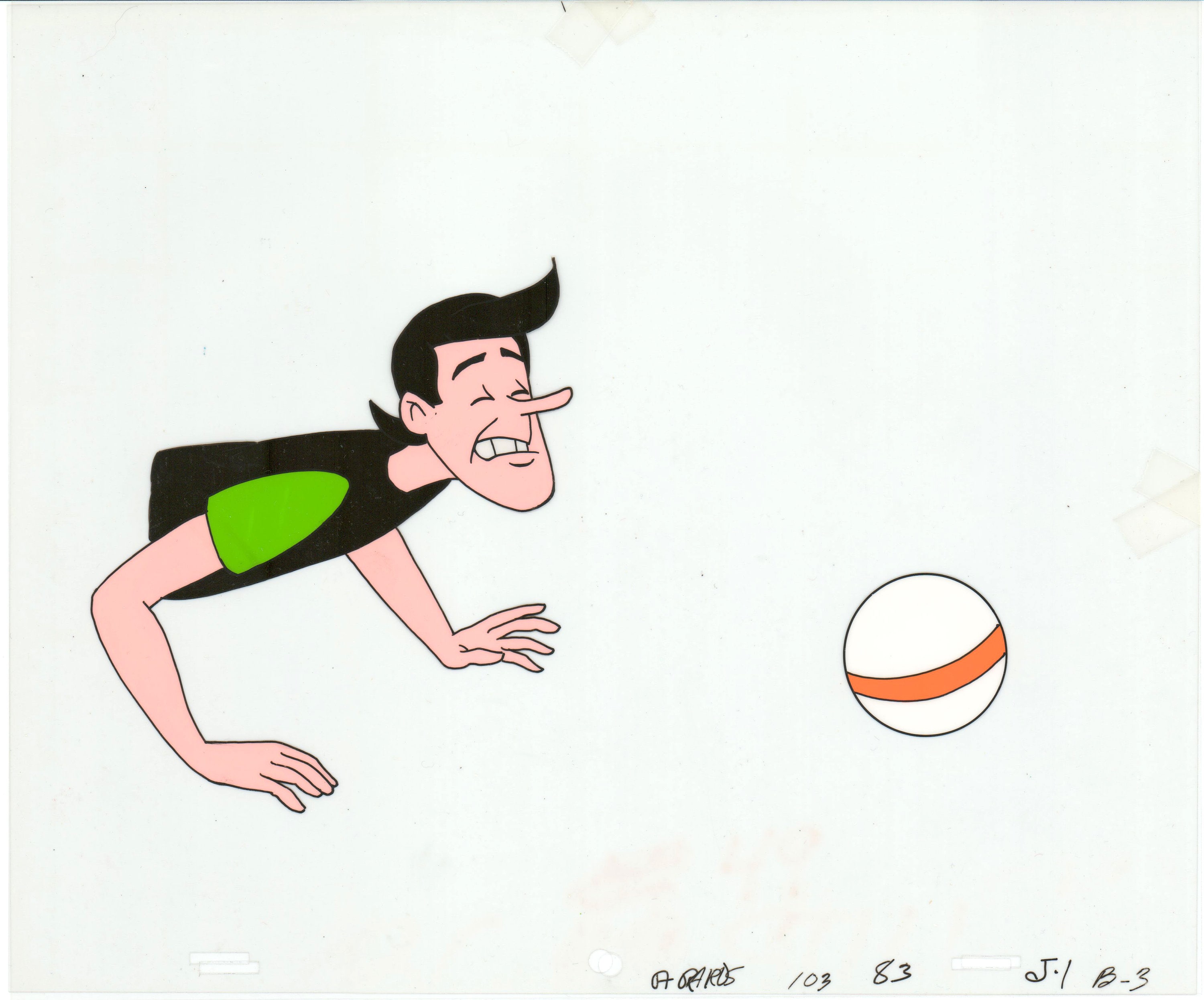 Archie Production Animation Art Cel Setup From Filmation 1968-1969 ...